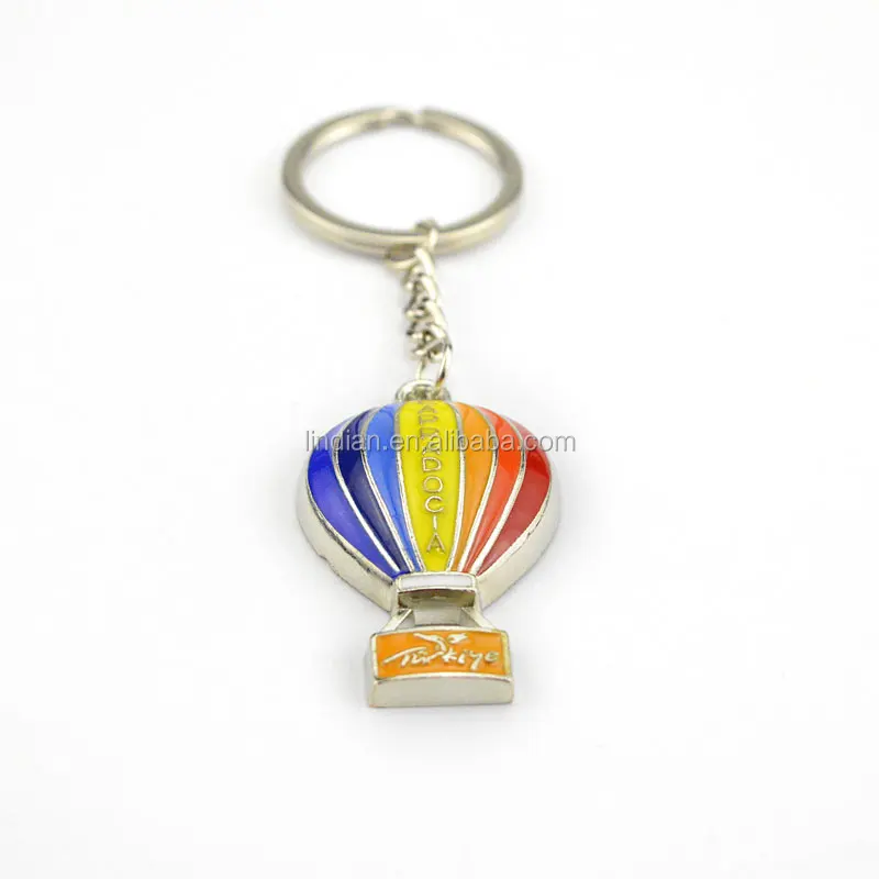 Custom Hot Air Balloon Keychain - Turkey Souvenir