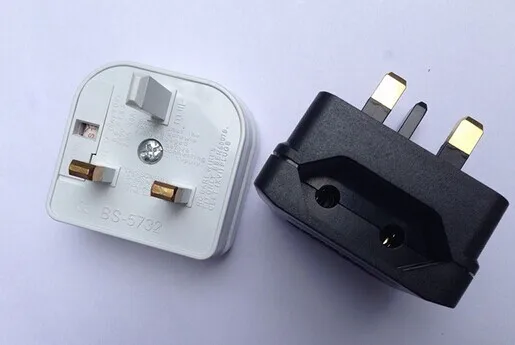 Vde To Bs Adapter Plug With Fuse 3a 5a Bs5733 Uk Travel Plug Type-g ...