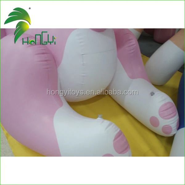 Giant Lovely Inflatable Pink Rabbit Cartoon Character,Inflatable Rabbit ...