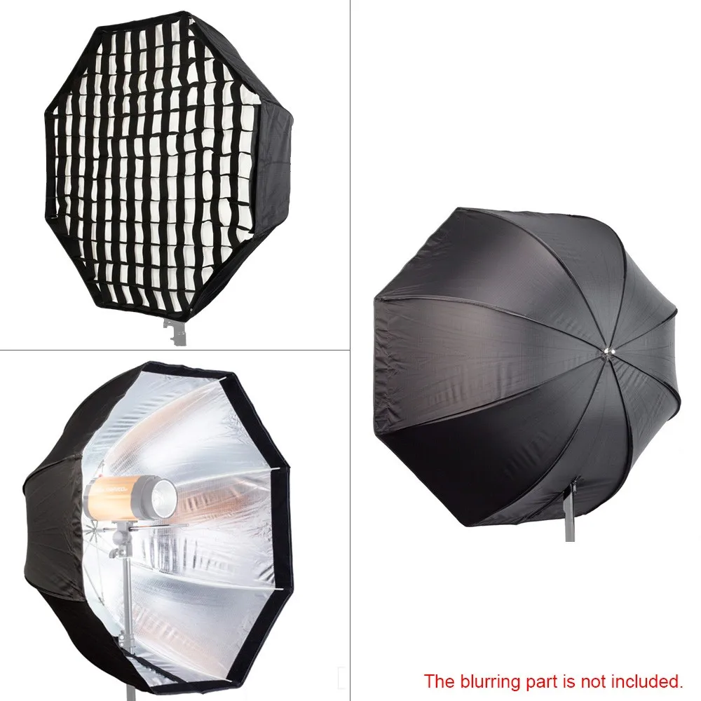 120cm Godox Photo Lighting Studio Softbox Umbrella Octagonal Grid ...