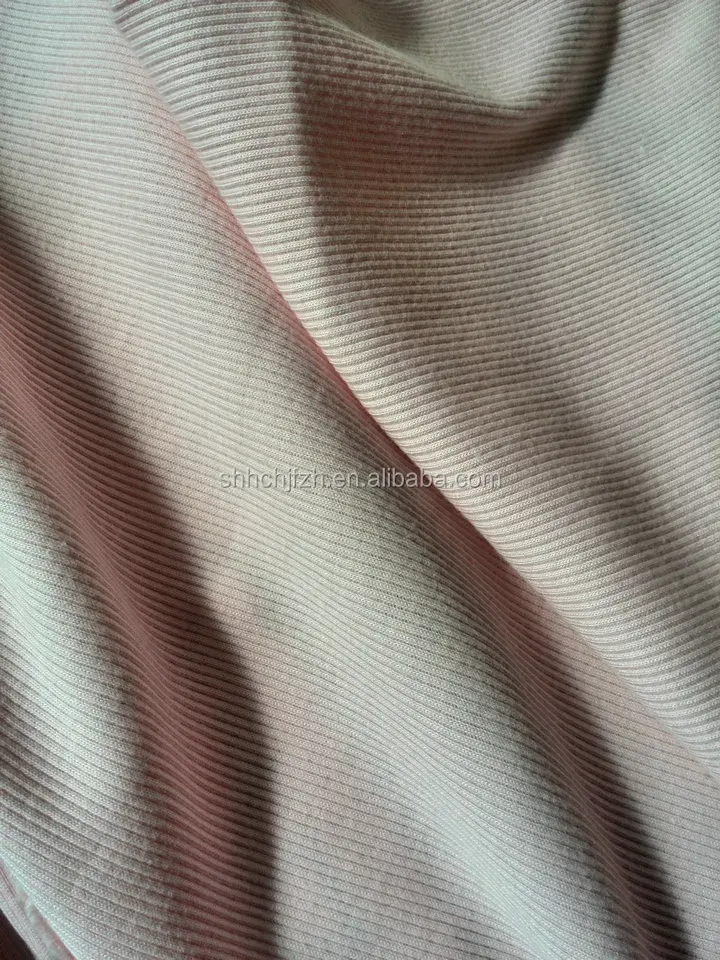 97% Cotton+3% Spandex Cotton 2x2 Rib Fabric - Buy Rib Fabric,Cotton 2x2 ...