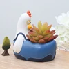 Roogo Home Resin Outdoor Mini Garden Desktop Succulent Green Plant ...