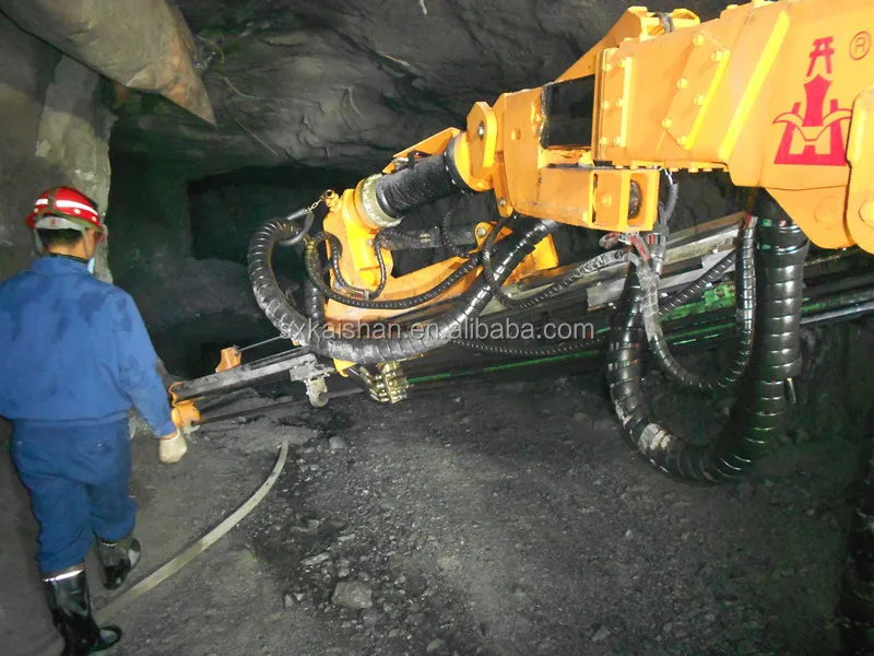 Perforadora de túnel Jumbo atlas copco Boomer 281, boómero 282, equipo ...