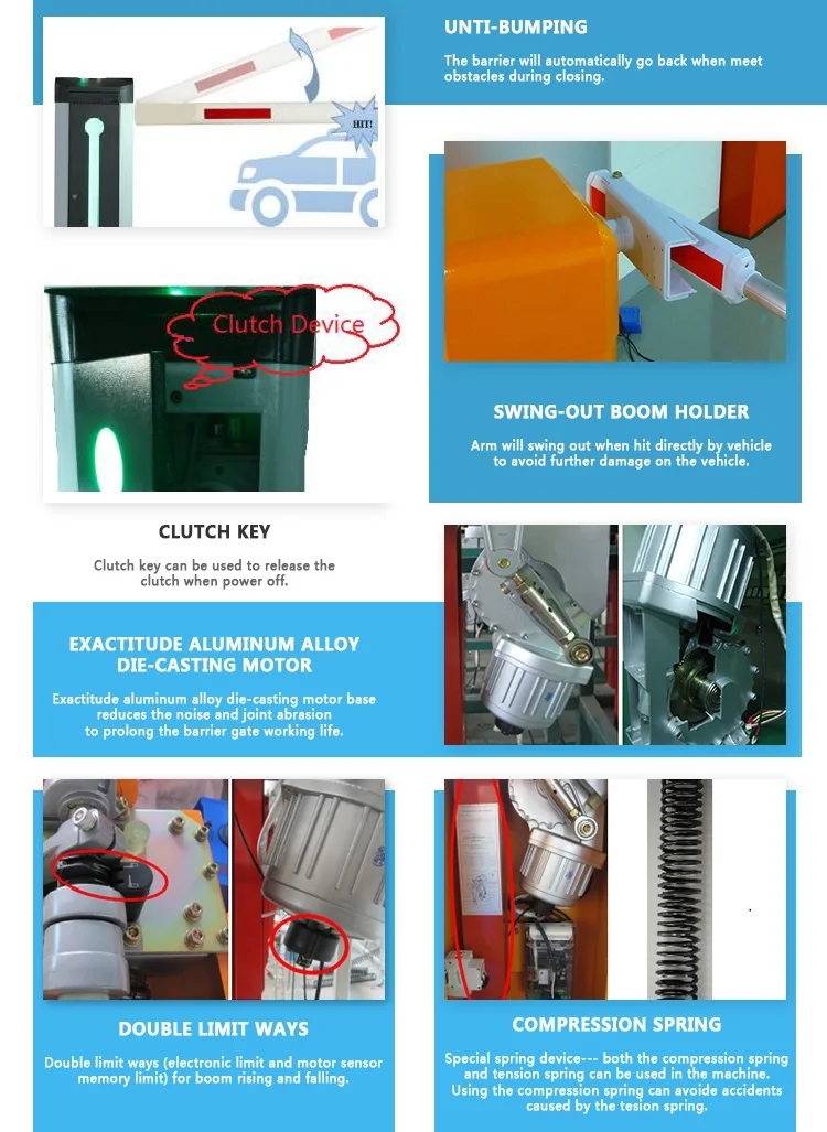 LED Lighted Barrier Gate Arms - Safe & Efficient Solutions