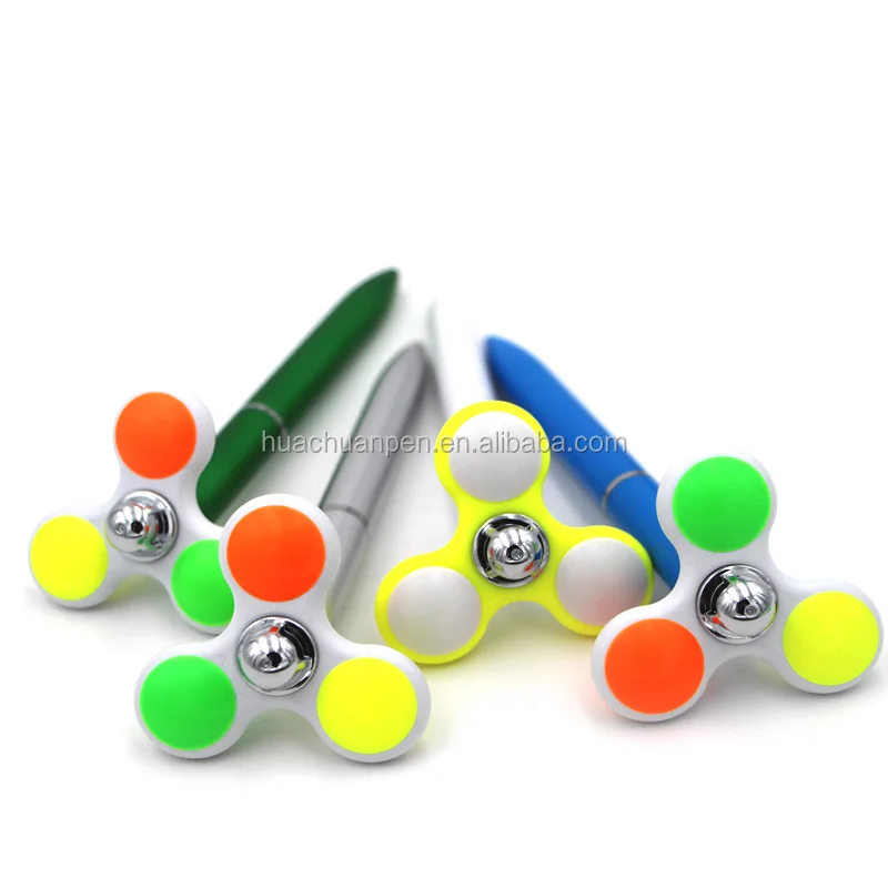 Novelty Promotional Cartoon 3 Color Rotating Spinner Pen Windmill ...