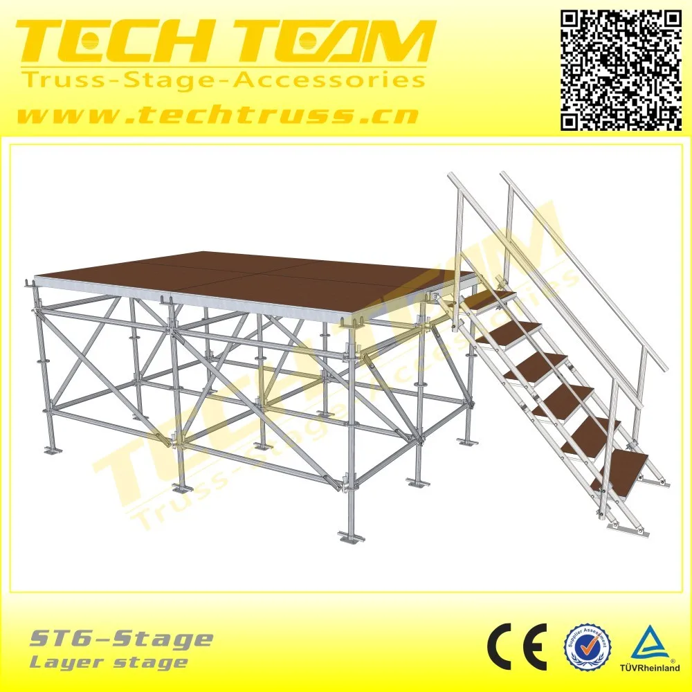 Plataforma ST6 Layer para eventos al aire libre, escenario de boda ...