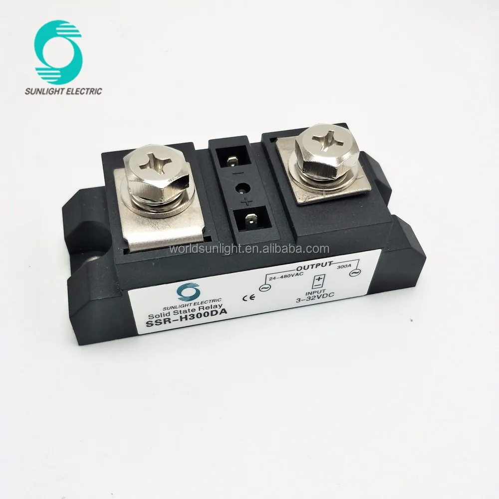 SSR-H300DA Solid State Relay - 300A 3-32VDC to 24-480VAC