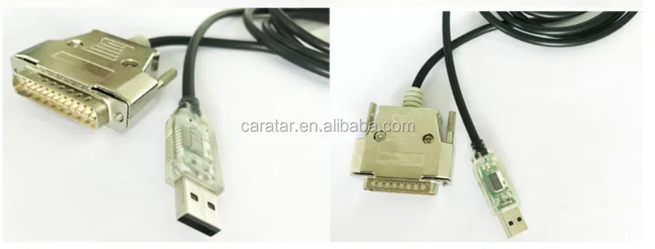 FTDI Chip Usb a RS232 serie Cable adaptador controles CNC programación 25 Pin DB25 conector ...