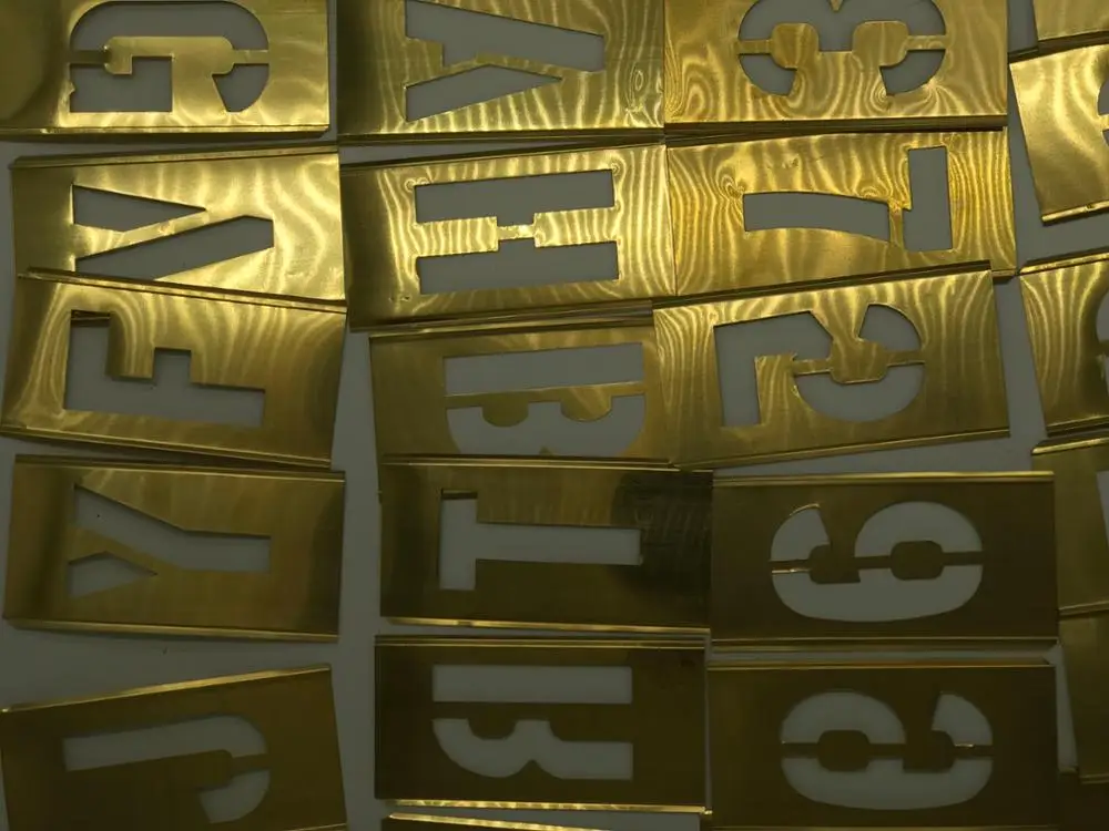 Impa 613149,Brass Stencil Letter And Figure Sets - Buy Small Brass ...