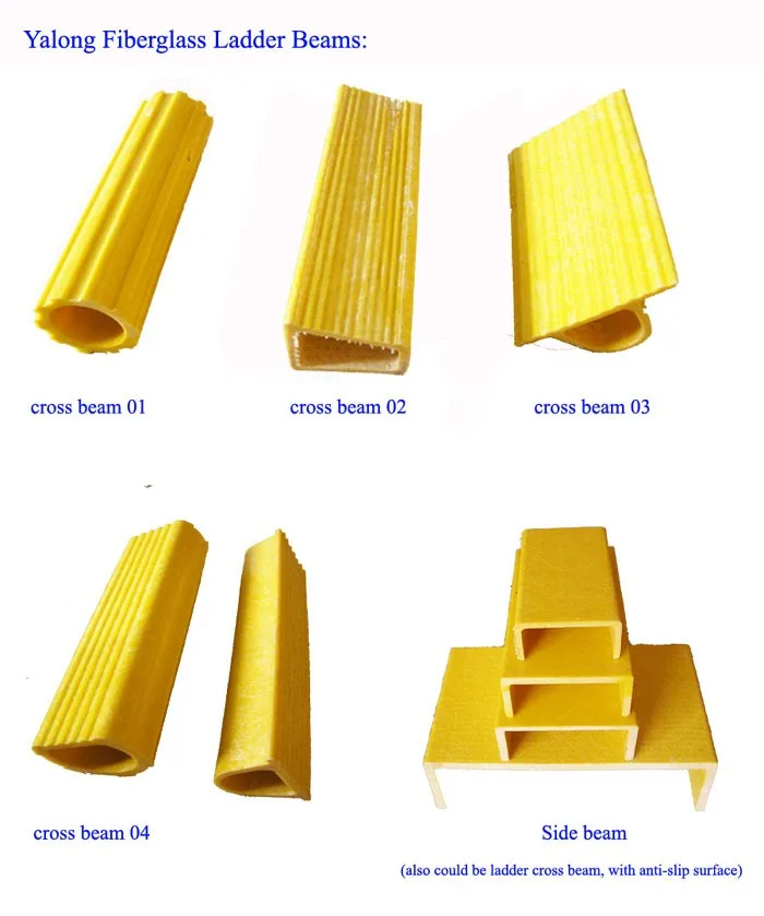 Pultruded Fiberglass Plastic Straight Ladder Frp Composite C Channel ...