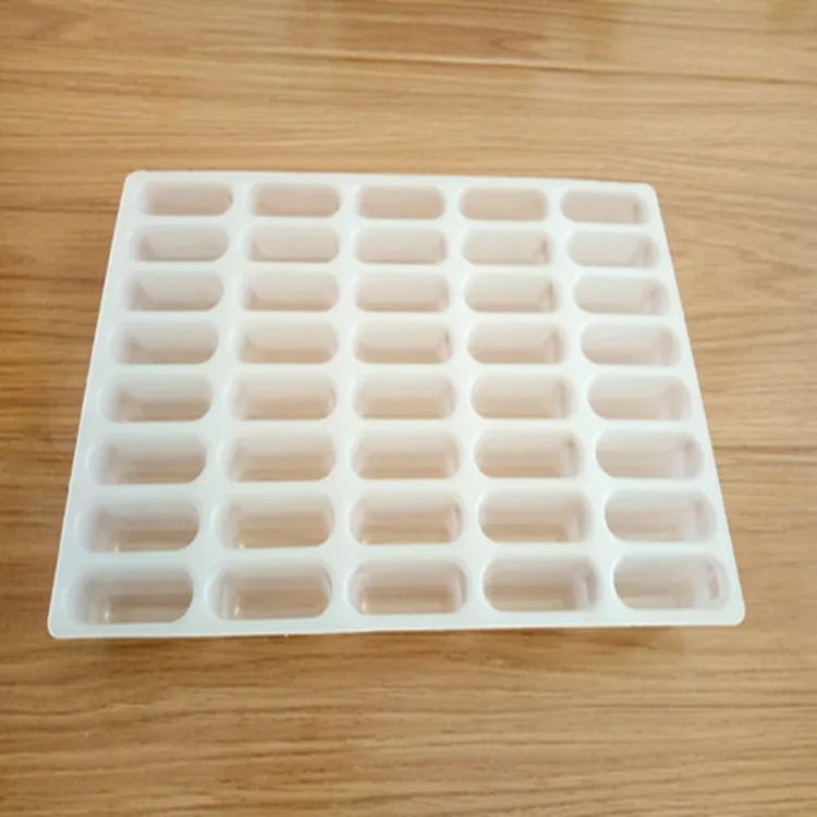 Clear Tablet Packing Tray Plastic - PVC Trays for Meds