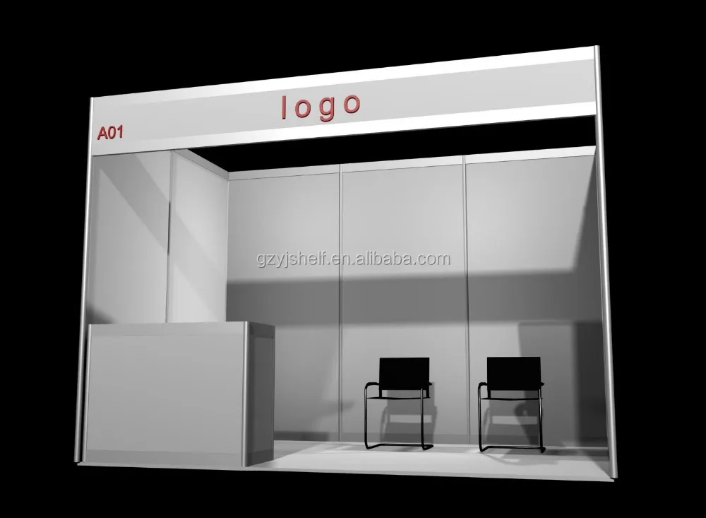 Exhibition Stand Shell Scheme Booths With Trade Show Booth Spotlights ...