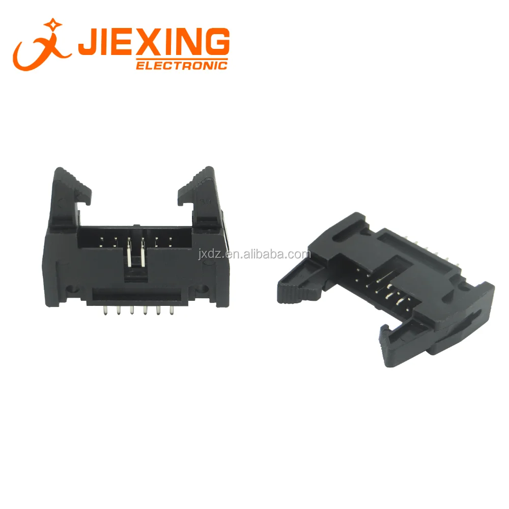 DC2-10P Hook Horns 2.54MM Pitch 10pin IDC Connector Male Socket for ...