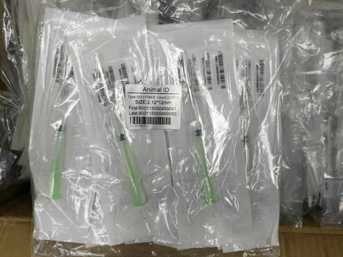 134.2KHz ISO 11784/11785 FDX-B EM4305 RFID Animal Id Identification ...