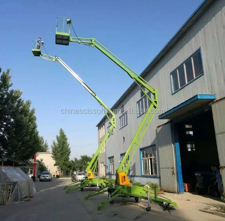 40 Feet Towable Articulating Boom Lift Telescoping Boom Man Lift - Buy ...