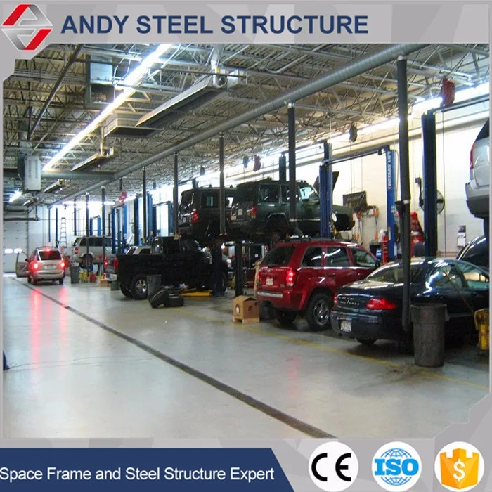 3d Architectural Design Steel Structure Car Workshop - Buy Design Auto ...