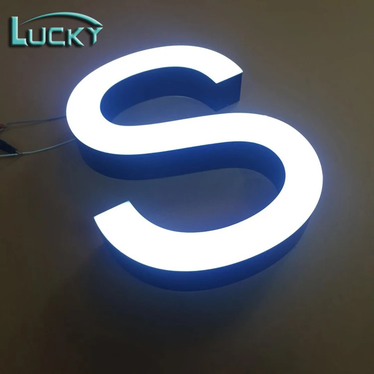 Manufacturer Supplier Led Brightness Letter Led Big Metal Letters Led ...