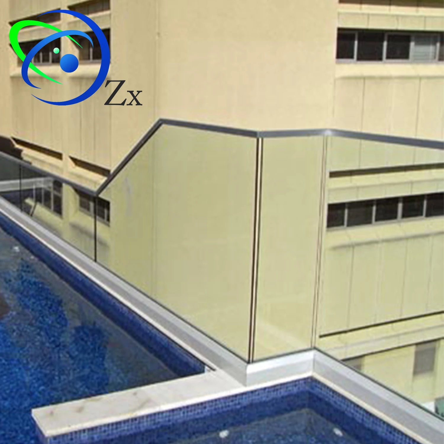 U Shape Aluminium Channel for Frameless Glass Railings