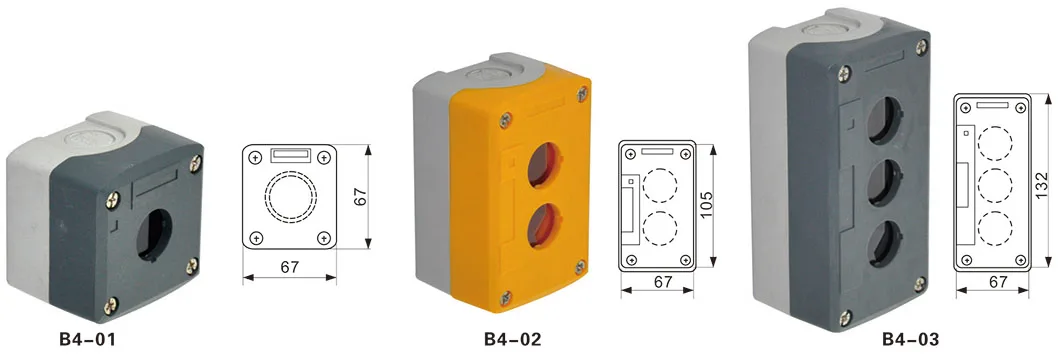 Start/stop Button Switch Box - Waterproof Plastic Enclosure