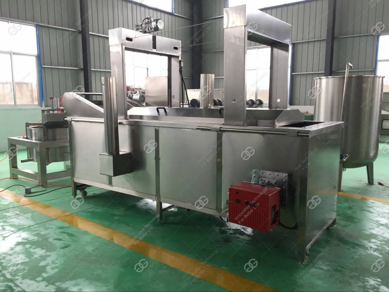 Industrial Automatic Blanching Machine Vegetable And Fruit Blanching ...