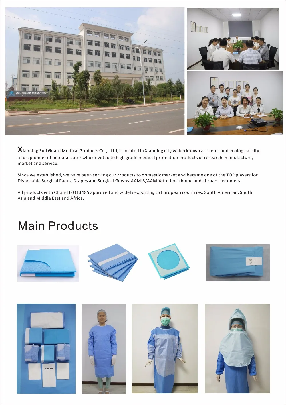 Custom Pack Sterile Universal Surgical Set Basic Surgical Pack ...