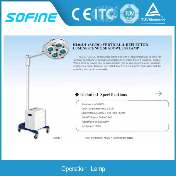 Hospital Surgical Led Operation Light Shadowless Surgical Lamp - Buy ...