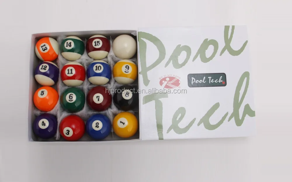 Five Star Grade Pool Ball Set 57.2mm Billiard Balls - Buy Billiard Ball ...