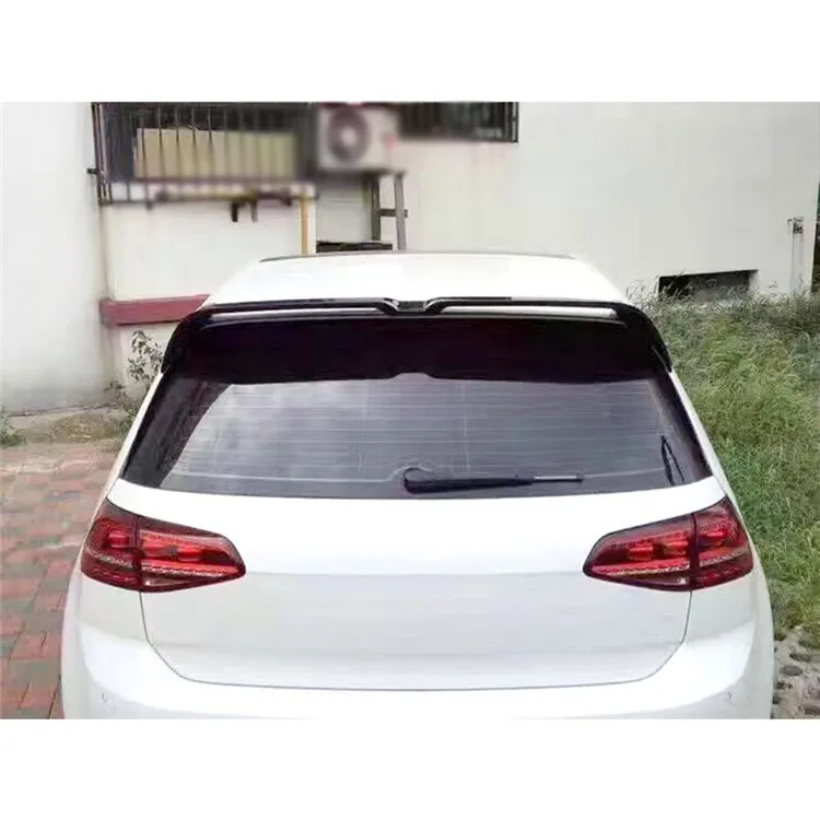 Carbon Fiber Rear Roof Spoiler For Volkswagen Golf 7 7.5 Mk7 R Gti Gtd ...