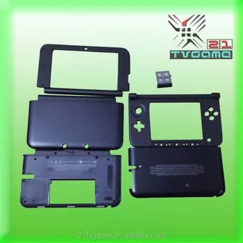 Replacement Housing/shell For 3ds Xl In Black Color,For Nintendo 3ds Xl ...