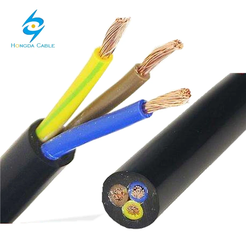 Awg Braided Copper Shielded Screen 3 Core 2.5mm Flexible Wire - Buy 3 ...