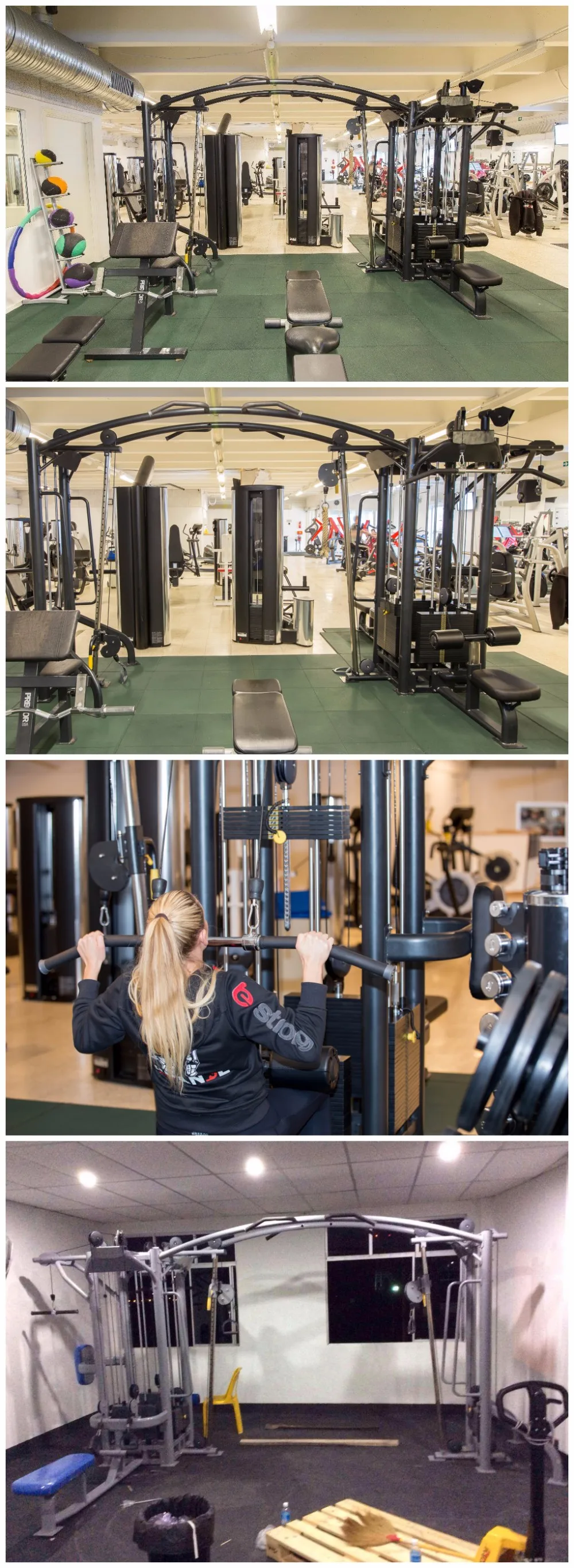 Multi Function Gym Equipment - 4 Station Exercise Machine