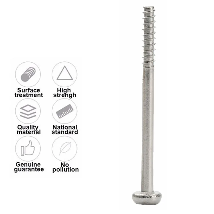 Stainless Steel Phillips Slot Pan Head Partial Thread Screw Space ...