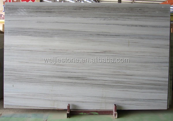 Hot Sale Wood Grain Marble Tile And Slab In Light Blue Grey Color - Buy ...