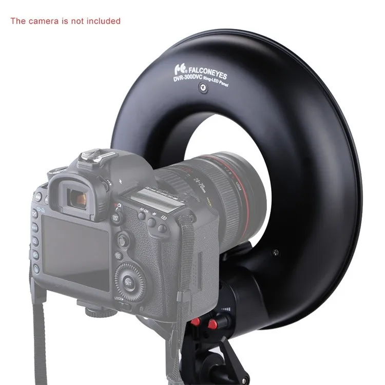Camera LED Ring Light DVR-300DVC - Studio Outdoor Video Light