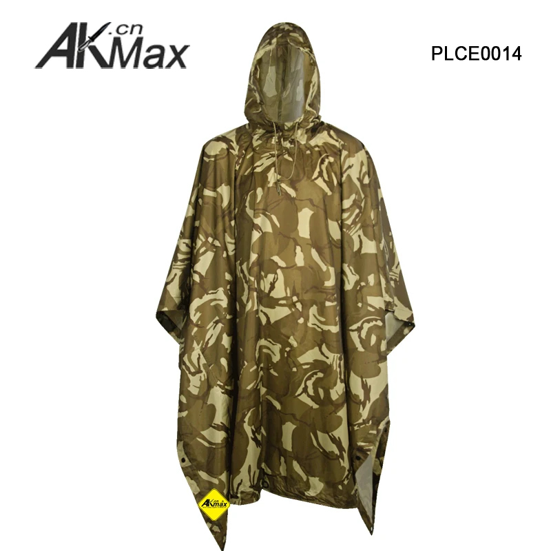 Kenya Military Kws Plce Rain Poncho Webbing Pattern 90" Pattern Ground ...