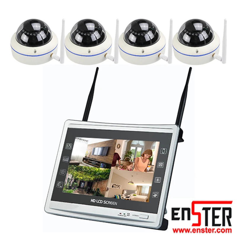 H264 Standalone Network Dvr With Camera4ch 1080p Nvr 4x 720p Wireless ...