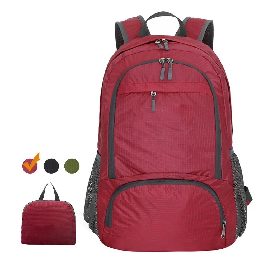 Foldable Dayback/backpack,Packable Handy Lightweight Travel Hiking ...
