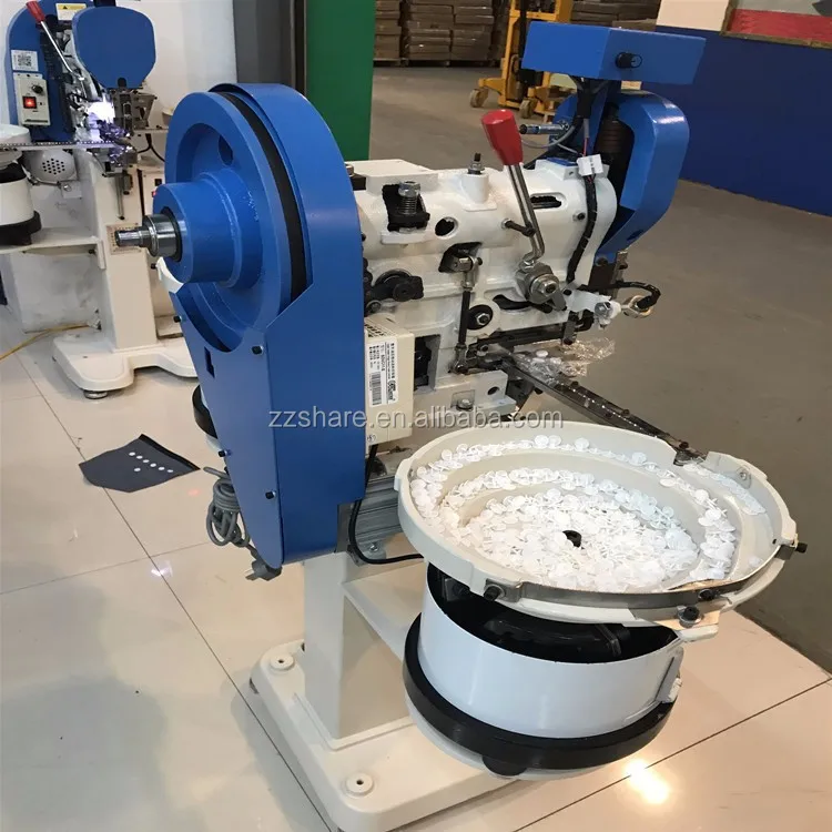 Automatic Covered Fabric Cover Pressing Button Machine