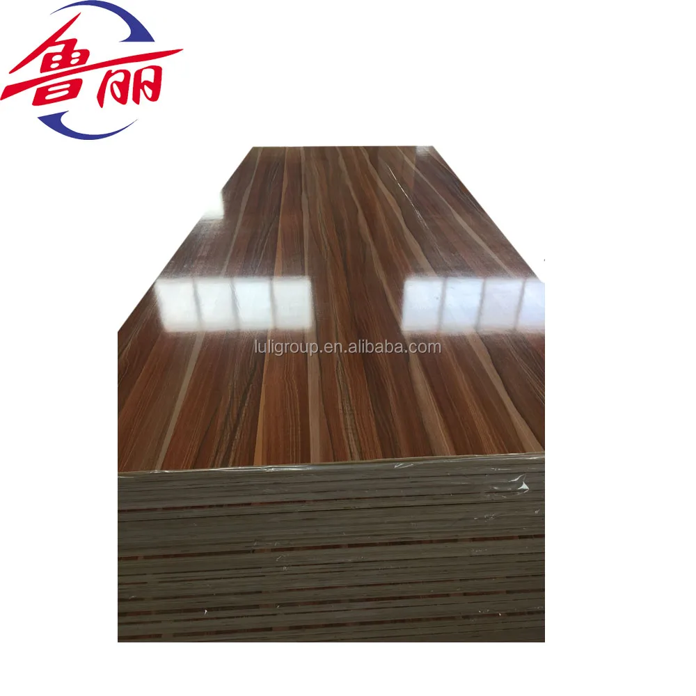 18mm High Gloss Uv Mdf Board Mdf Board 18mm Mdf Laminated For Kitchen Cabinet And Furniturer ...