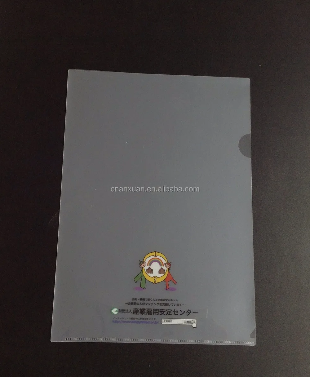 A4 Transparent Clear Name Card Pocket L File Folder - Buy Plastic ...
