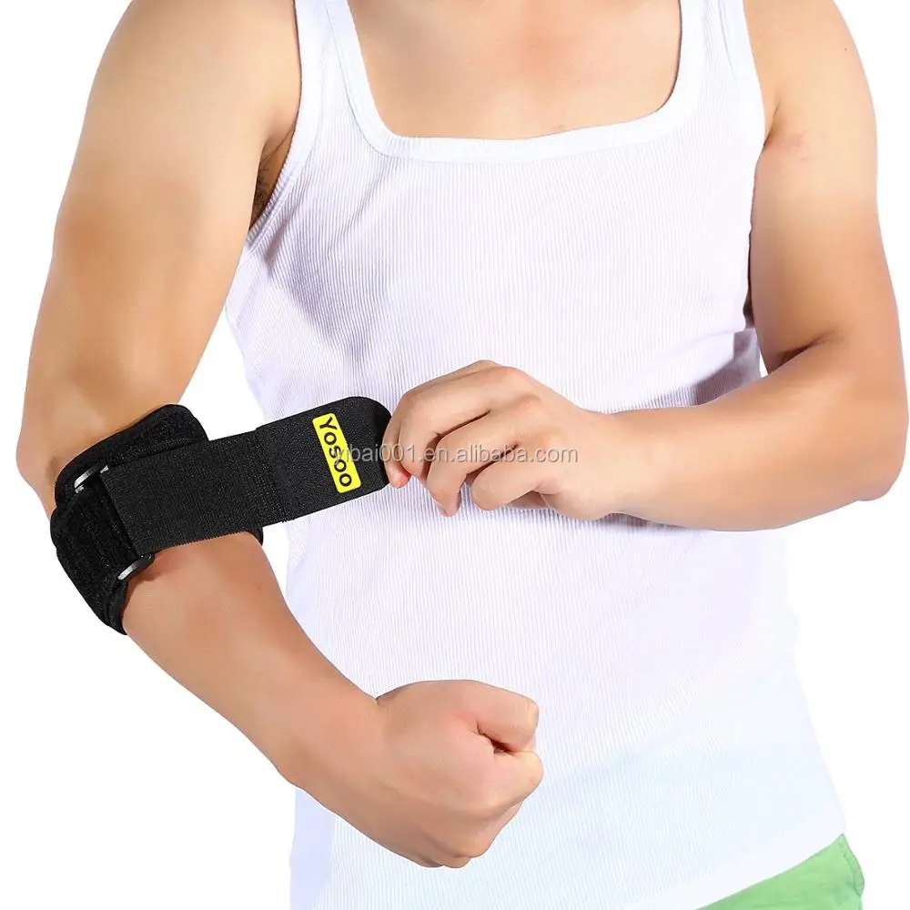Yosoo Arm Brace Support Elbow Band Wrap Counterforce Adjustable Strap ...
