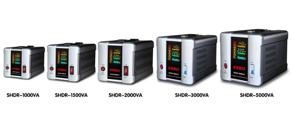 Kebo Shdr-5000va Relay Type Ac Automatic Voltage Stabilizer - Buy Ac ...