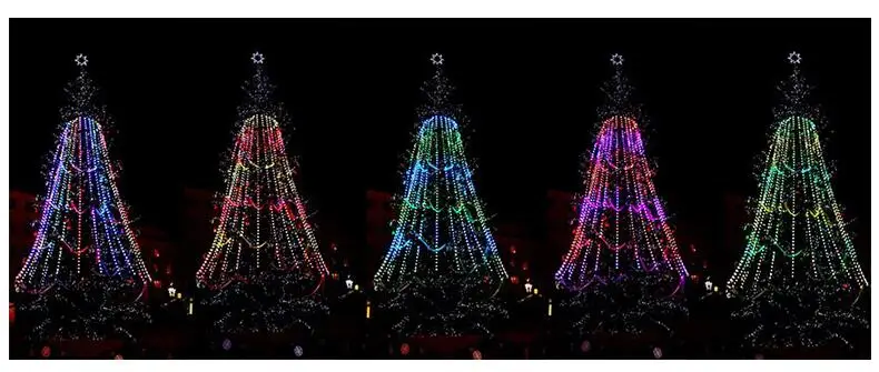 Outdoor Christmas Lights Programmable Dmx Rgb Led Light String Buy Led Light Stringoutdoor