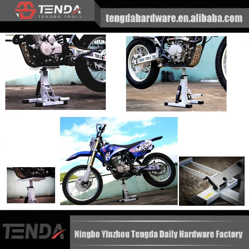 Motorcycle Lift Stand - Height Adjustable Dirt Bike Stand