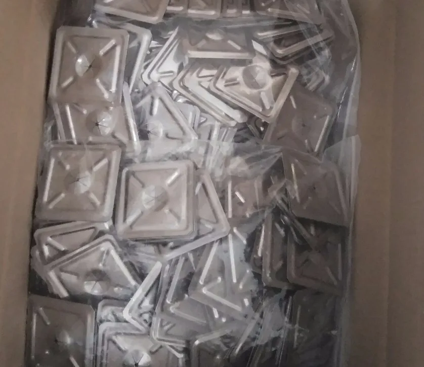 50mm Square Metal Insulation Speed Clips - Durable & Versatile