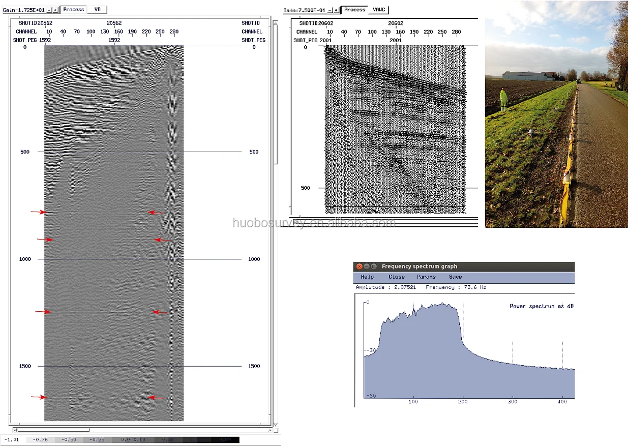 Land and Marsh Strings 4.5HZ to 100hz Geophone for Sale