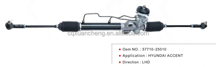适用于现代口音57710-25010/57700-47000的milexuan汽车配件转向齿条 - Buy 用于现代口音的转向机架，汽车零件 ...
