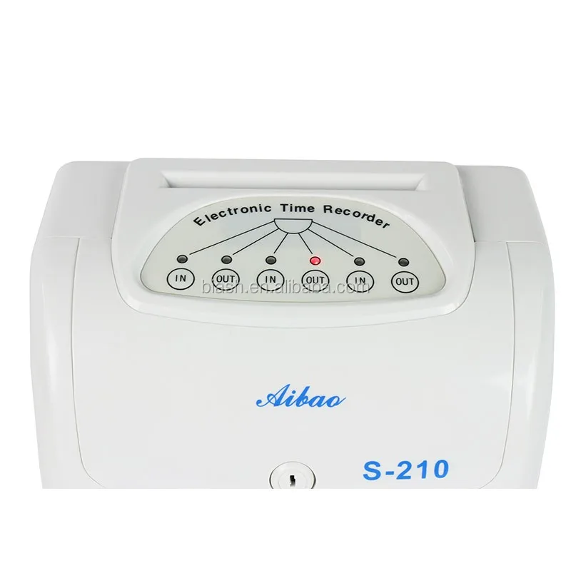 Aibao Brand Electronic Time Recorder S-210 With Battery 8 Hours - Buy ...