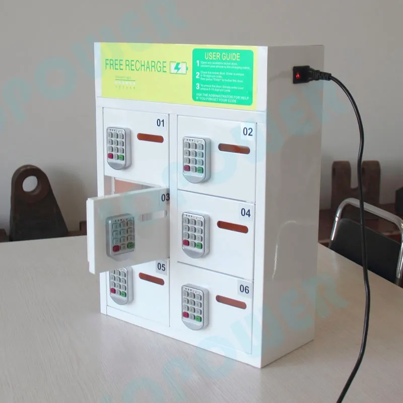 Multiple Usb Charger Locker Cell Phone Charging Station Digital Locker ...