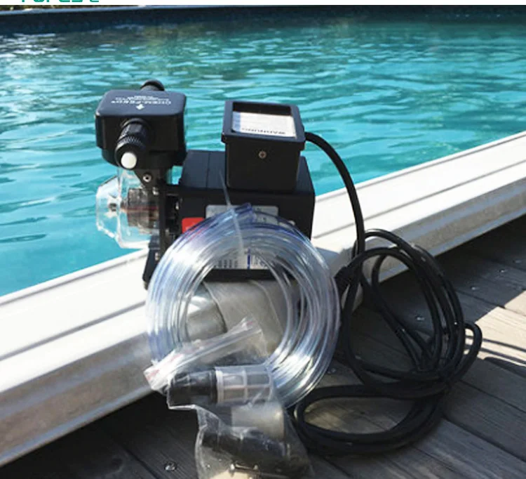 Blue&White Swimming Pool Chlorinator Dosing Pump - 13L/h Flow, 220V ...